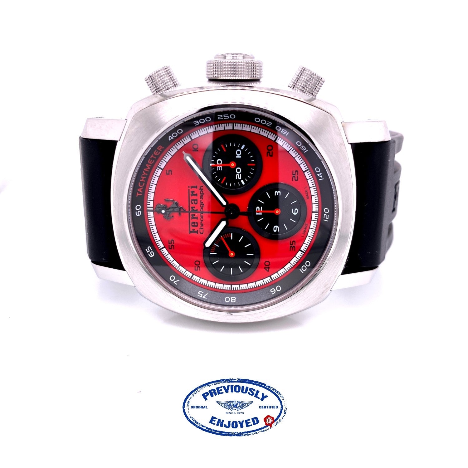 Panerai Ferrari Granturismo Chronograph 45mm Red Dial FER00013 8QU0FX ...