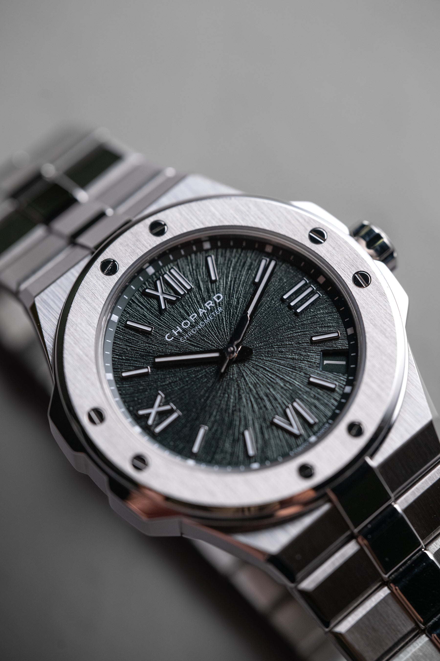 Chopard Alpine Eagle 41mm Stainless Steel Pine Green Dial 298600-3014 ...