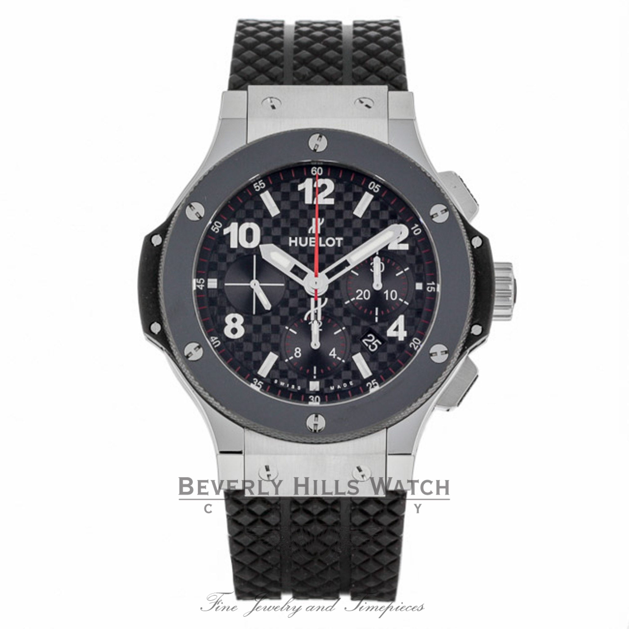 Hublot Big Bang Classic Stainless Steel and Ceramic Chronograph Watch ...
