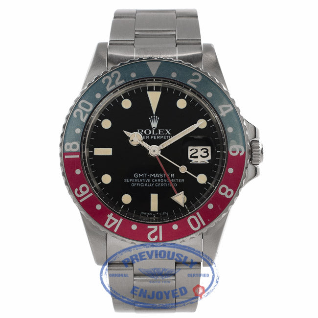 Rolex GMT Master 40MM Stainless Steel Blue/Red Bezel (Pepsi Bezel ...