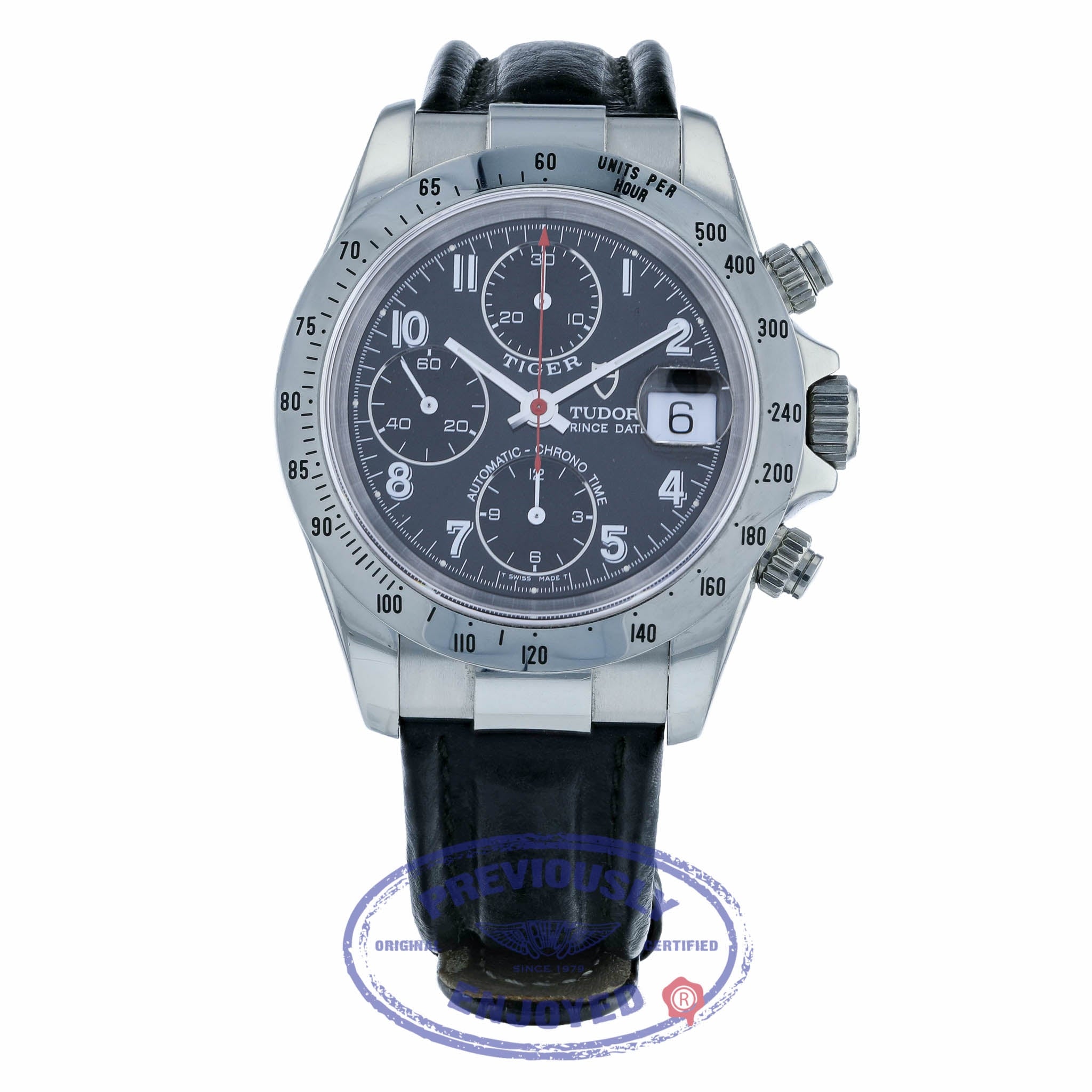Tudor Prince Date Chronograph Tiger Woods 79280D W4XR9Q - Beverly Hills ...