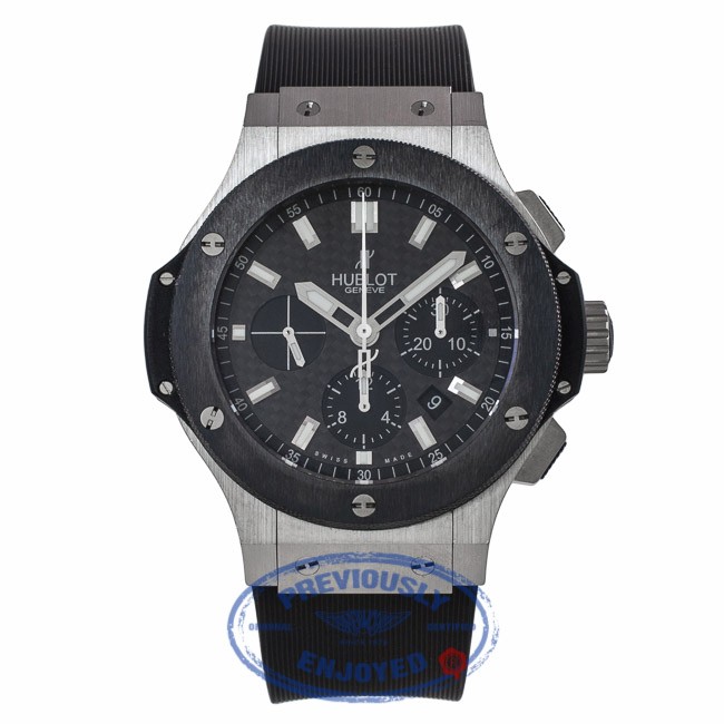 Hublot Big Bang Evolution 44MM Stainless Steel Black Ceramic Bezel 301.SM.1770.RX RF4A9F ...